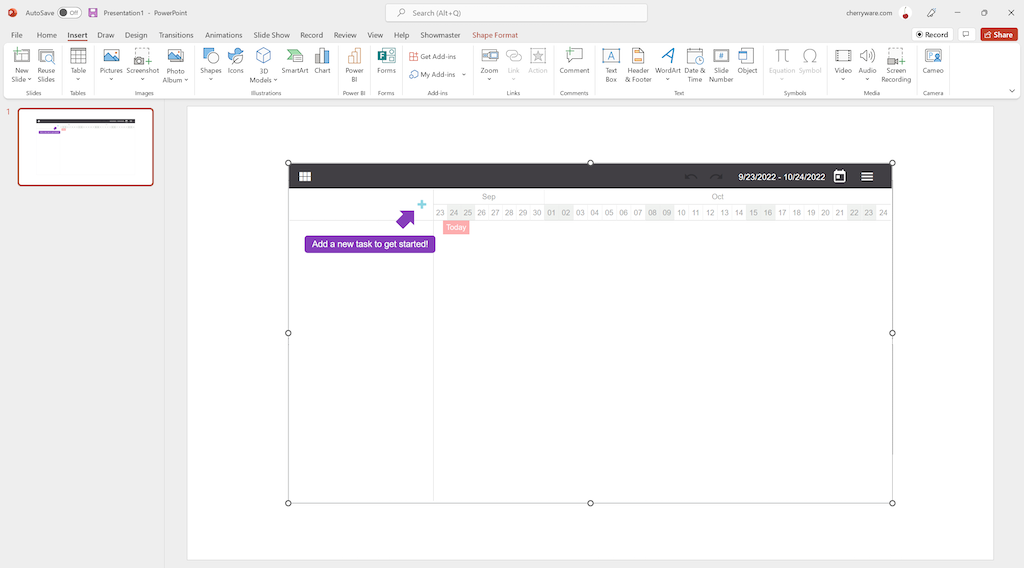 How to install Project Plan in PowerPoint?